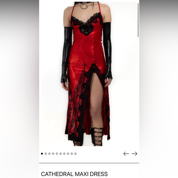 Dresses | Havoc Cult Cathedral Gothic Goth Maxi Dress | Poshmark